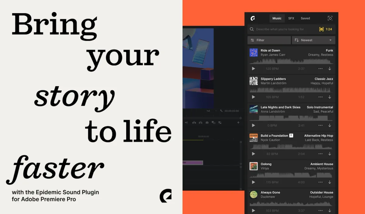 Try our plugin for Adobe Premiere Pro | Epidemic Sound
