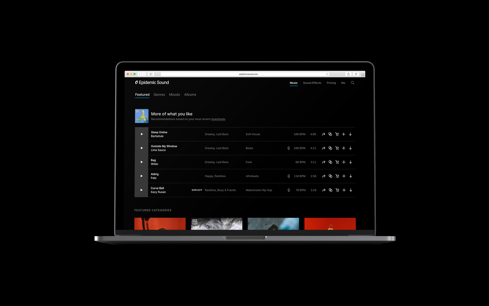 Personal Music Recommendations